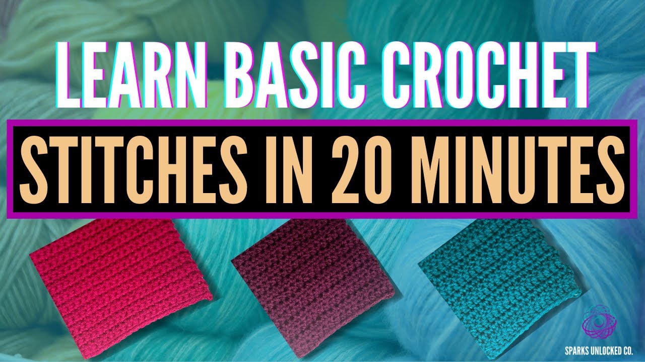 HOW TO CROCHET FOR ABSOLUTE BEGINNERS | easy crochet tutorial - YouTube