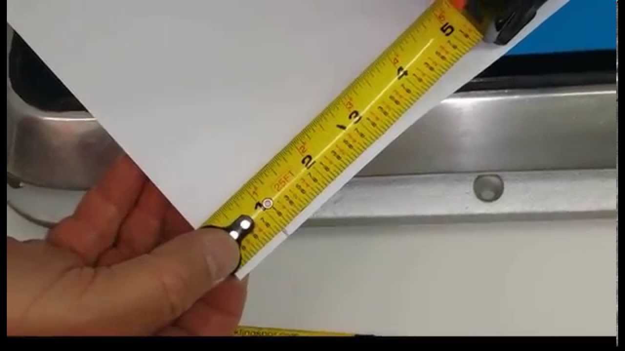 How to find Radius with piece of paper helpful tip - YouTube