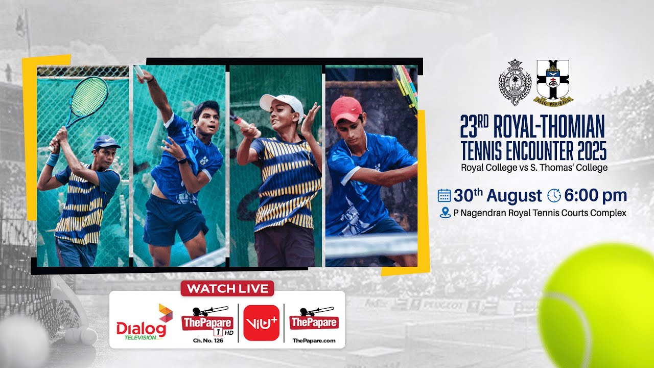 23rd Royal-Thomian Tennis Encounter 2025 - YouTube