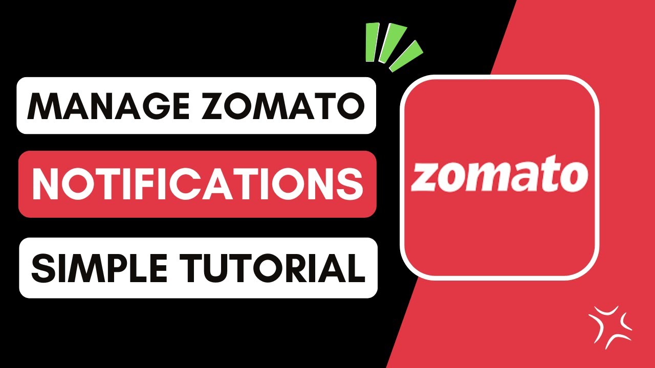 How To Manage Zomato Notifications - YouTube