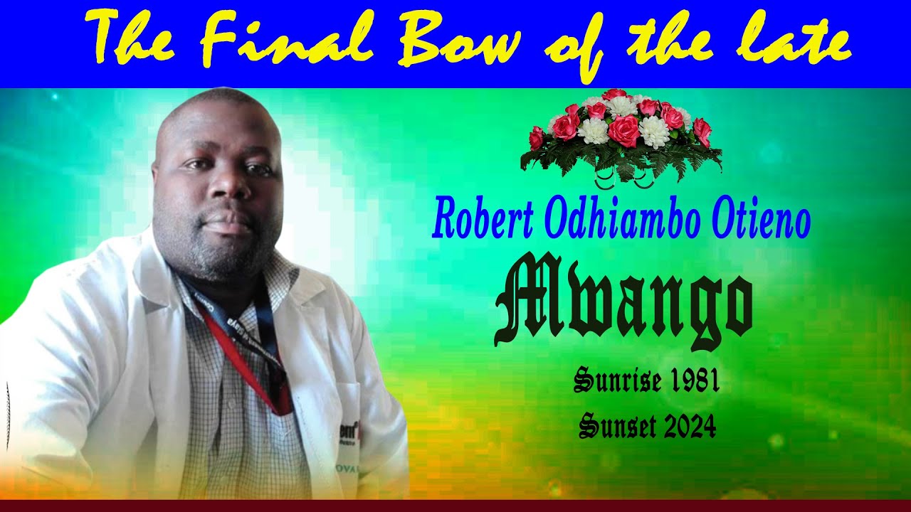 Robert Odhiambo Otieno Mwango's Final Bow - YouTube