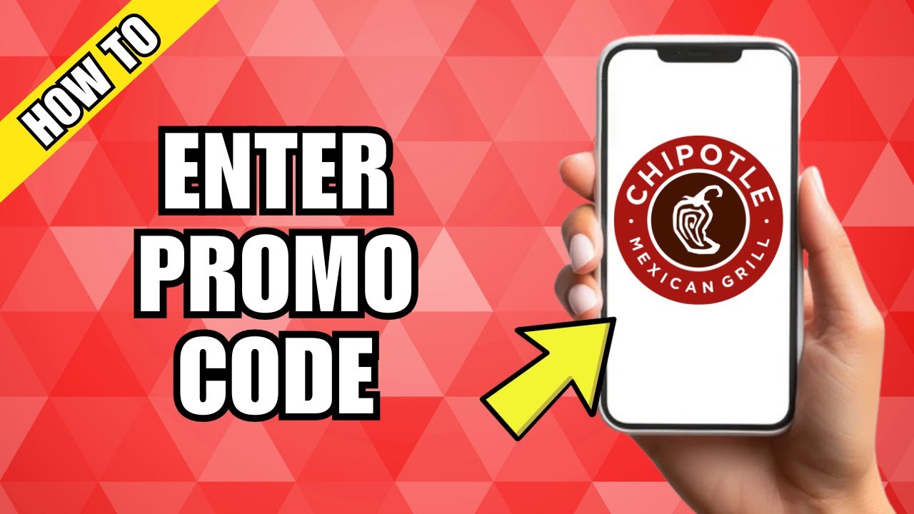 How To Enter Promo Code On Chipotle App - YouTube