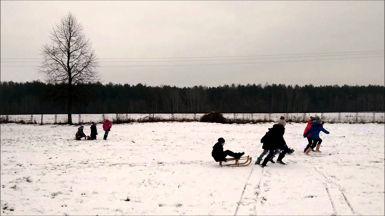 Sledge race - YouTube