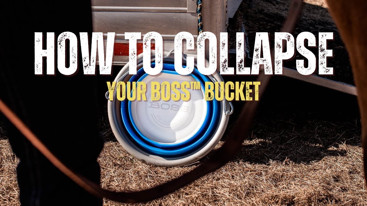 How to collapse your BOSS™ Bucket - YouTube