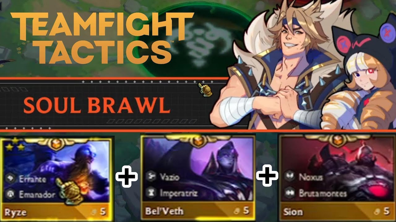TFT (Soul Brawl) - Ryze, Bel'Veth and Sion 🌟🌟🌟 - YouTube