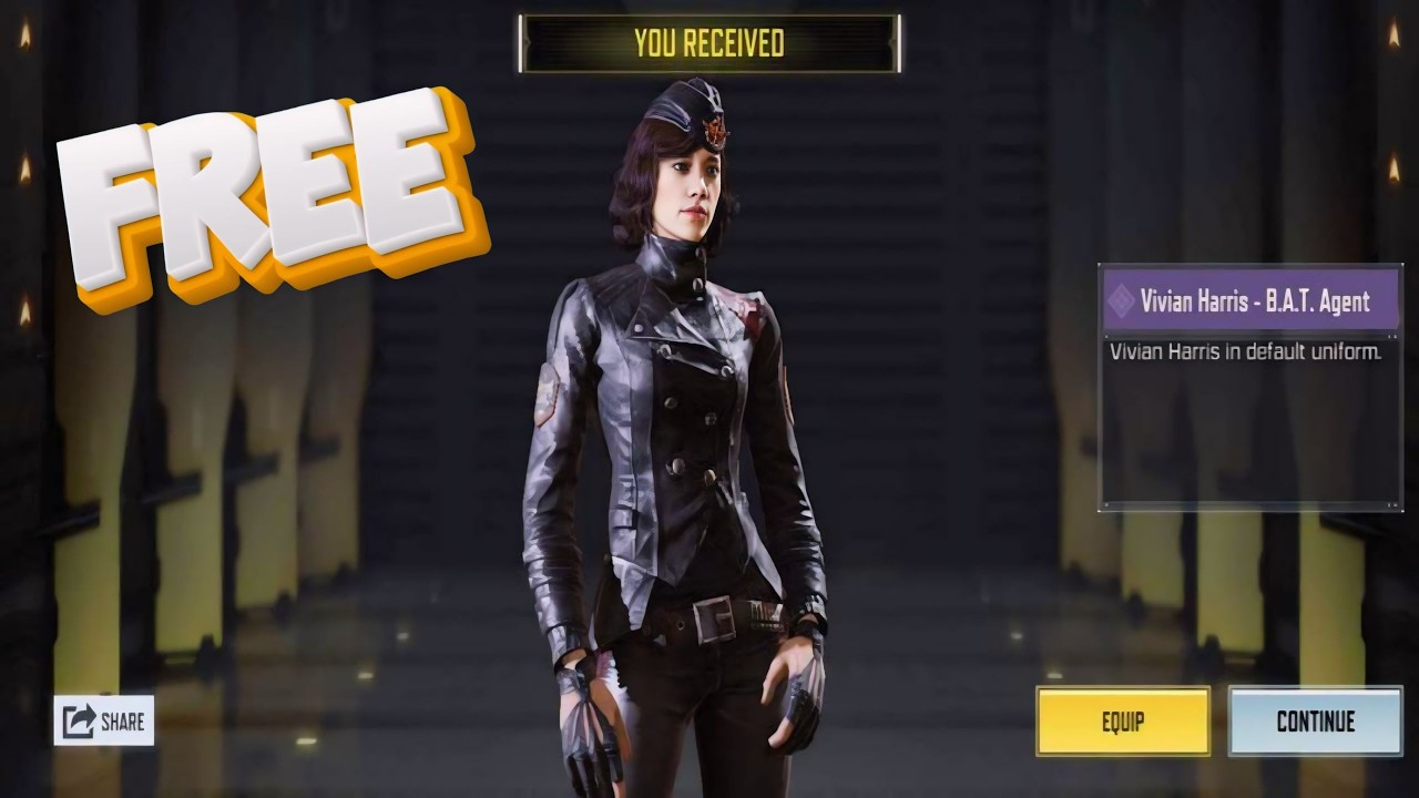 *FREE * UNLOCK VIVIAN HARRIS B.A.T AGENT IN COD MOBILE - YouTube
