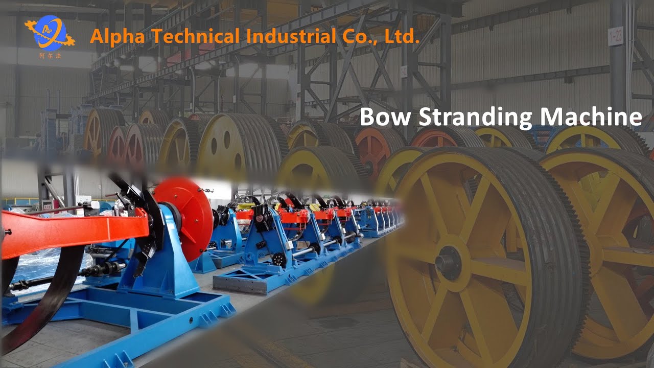 Skip Bow Type Strander for Core Wire & Copper Wire - YouTube