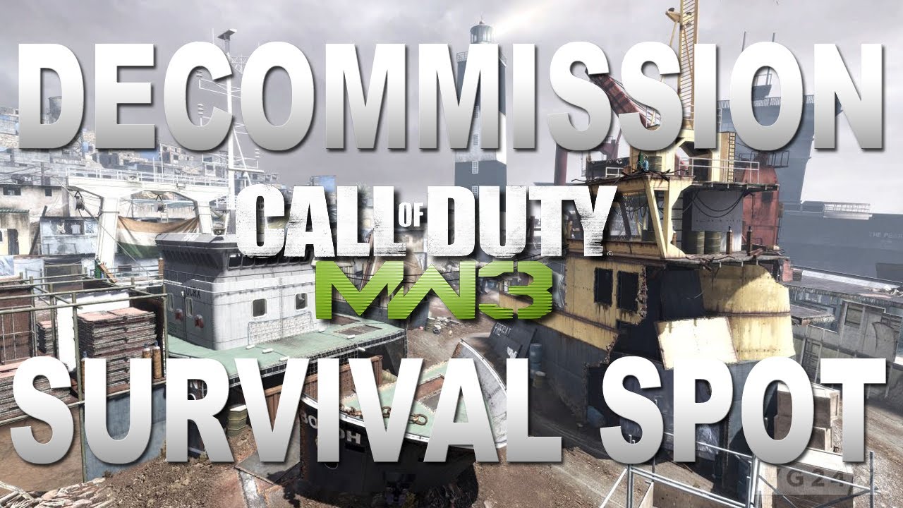 Modern Warfare 3: Decommission Invincible Survival Spot - YouTube