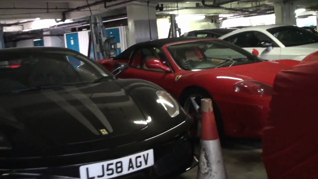 Chelsea Cloisters Garage Walkaround - Enzo, 8C Spyder, F430 Scud, DBS ...