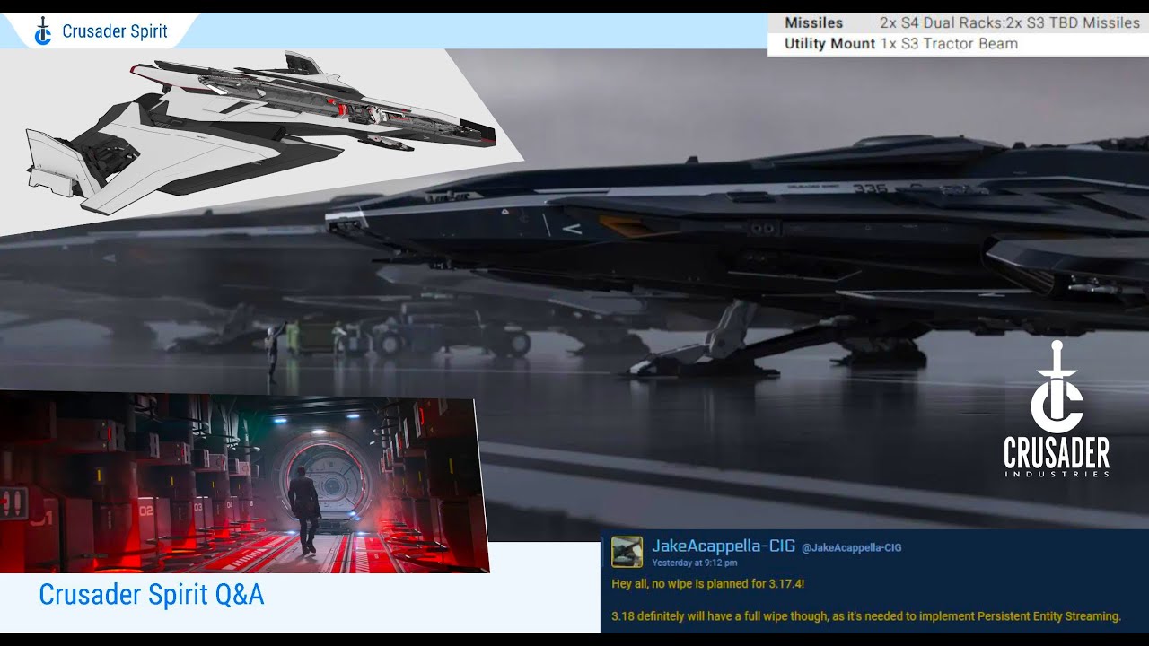 Spirit C1 E1 A1 Post CIG Q&A Star Citizen - YouTube