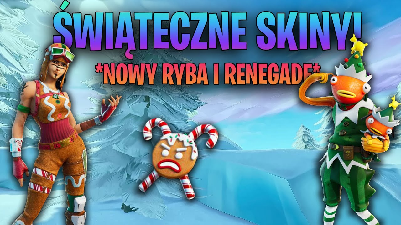 ŚWIĄTECZNY RYBA I PIERNIKOWA RENEGADE RAIDER !*ZIMA I ŚWIĘTA W FORTNITE ...
