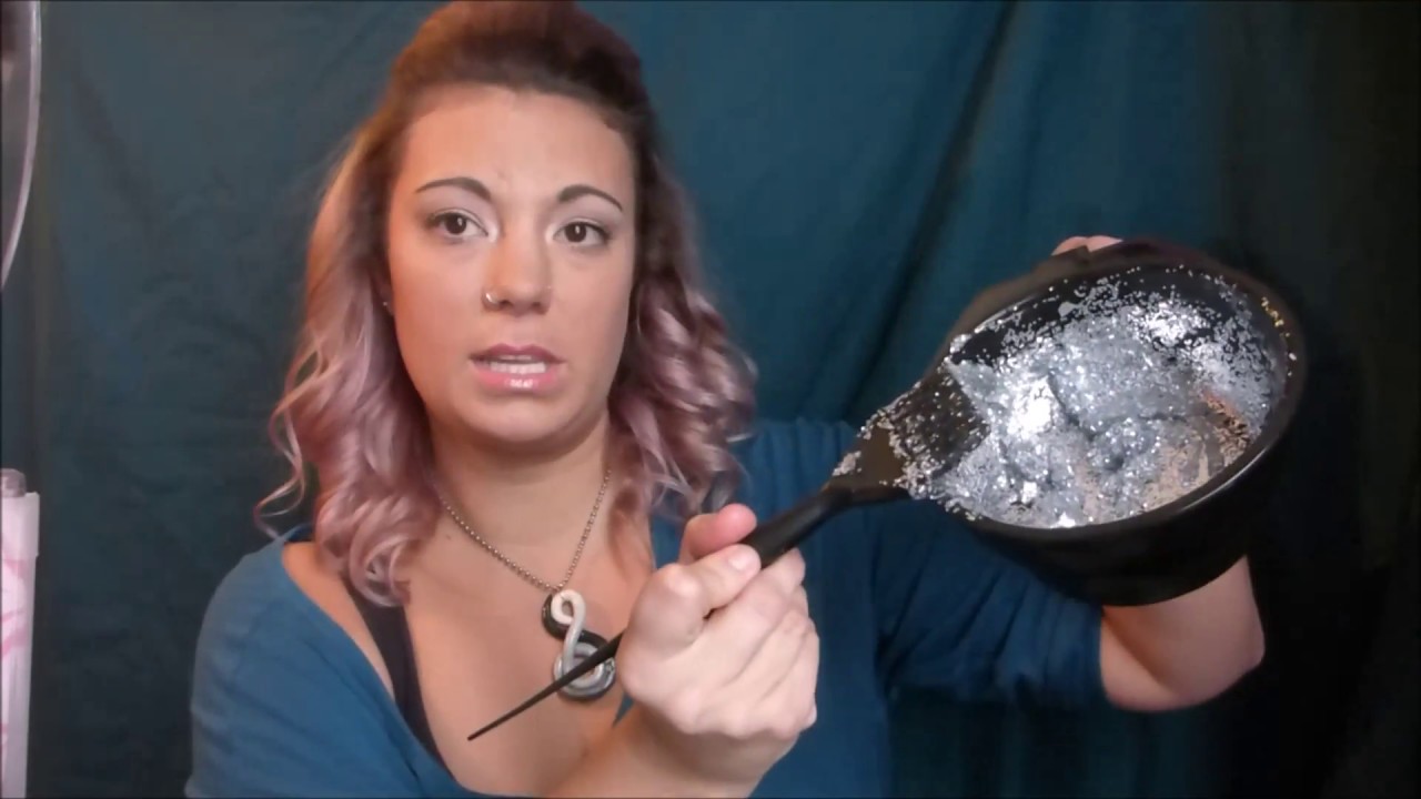 Glitter hair gel tutorial - YouTube