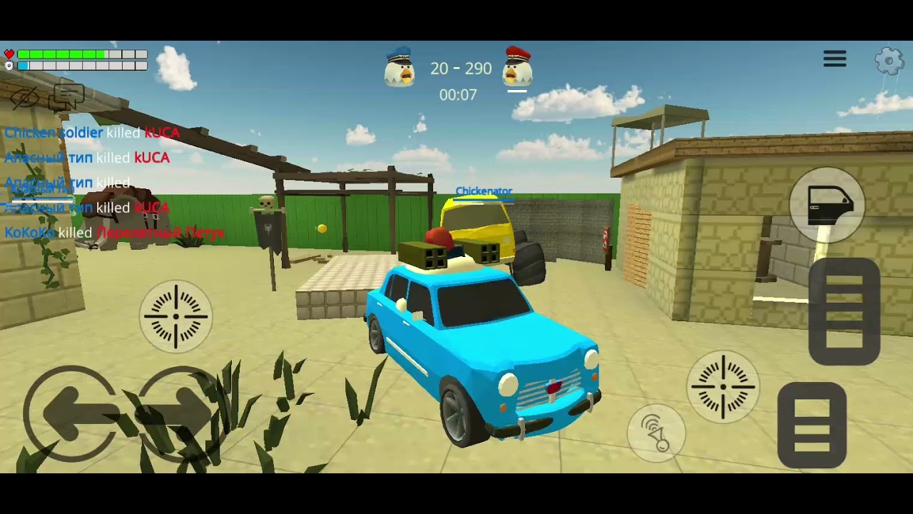 CHICKENGUN ROOSTER RUDY 1#😁 - YouTube