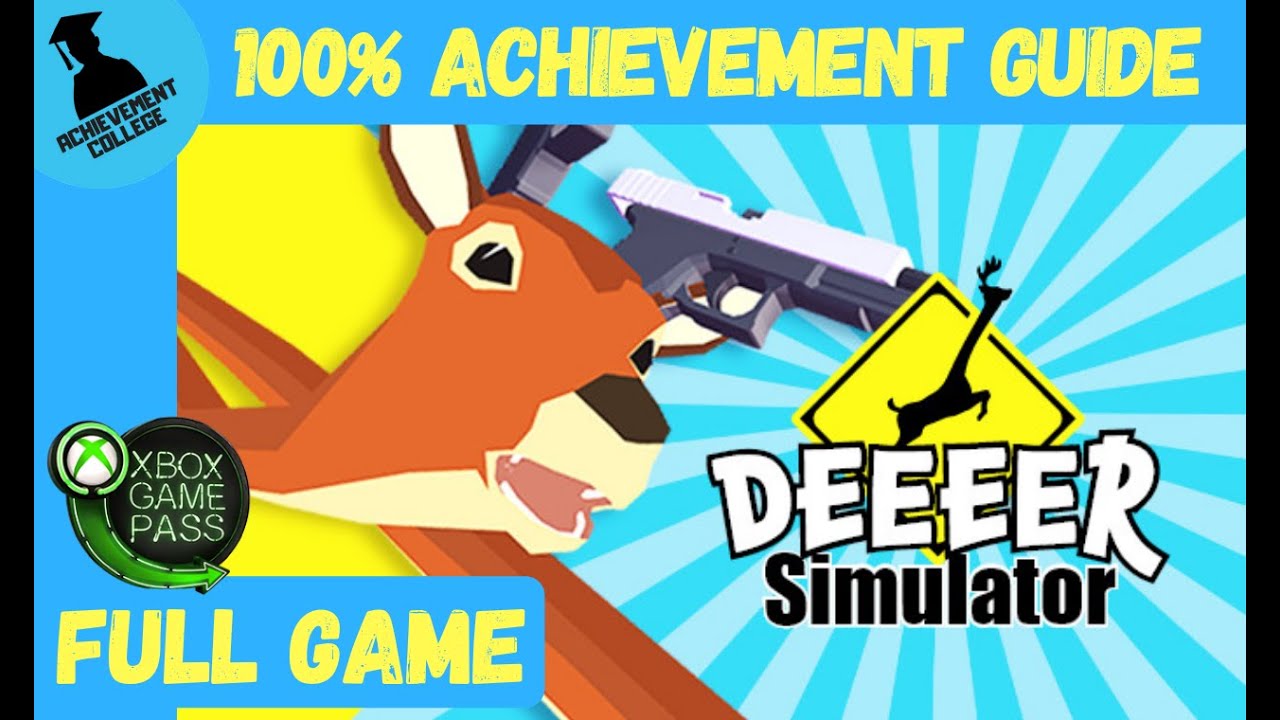 DEEEER Simulator 100% Achievement Guide Walkthrough (FULL GAME) - YouTube