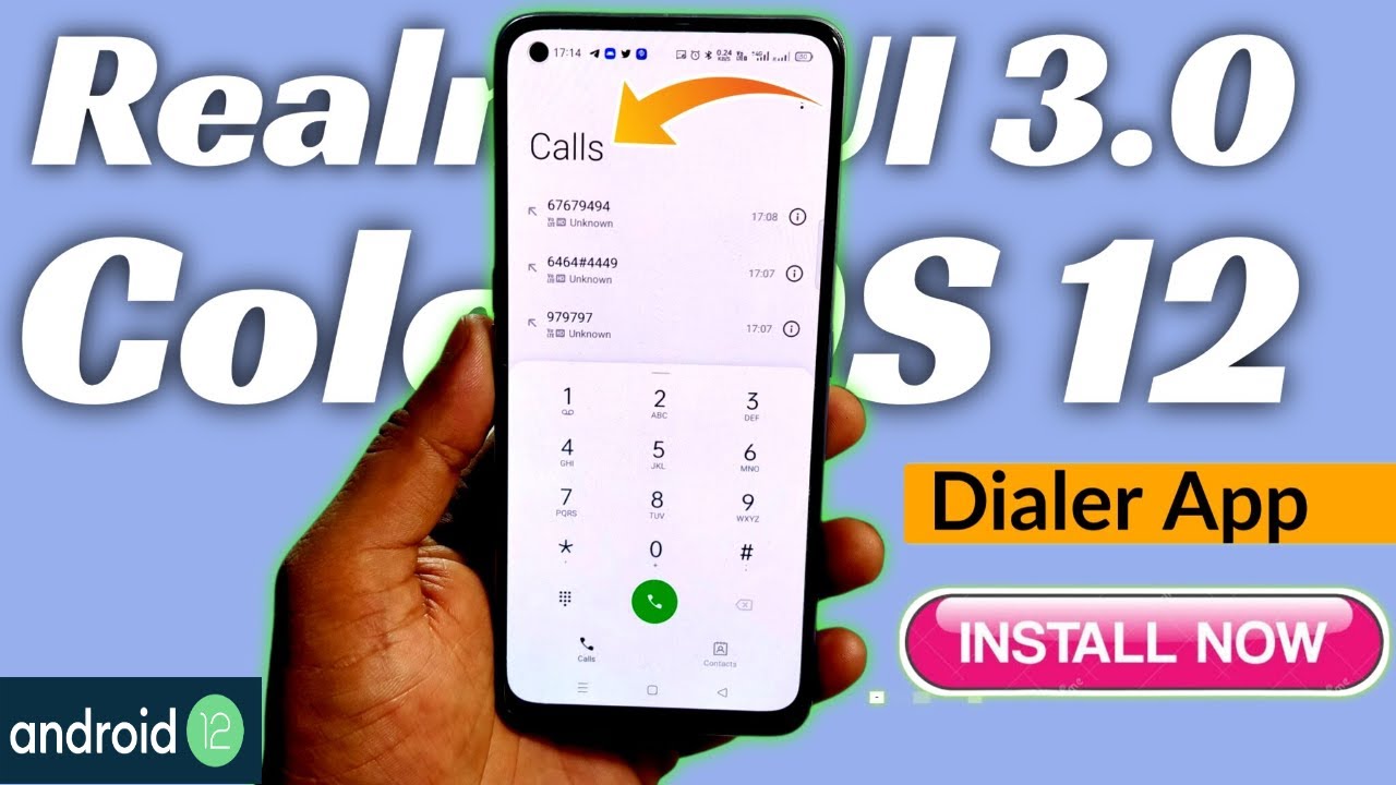 Oppo Dialer For Realme/Oppo Mobile | ColorOS 12 Dialer App | Realme UI ...