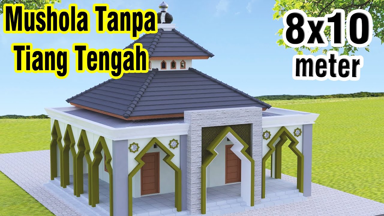 Desain Mushola + Gambar Kerja - YouTube