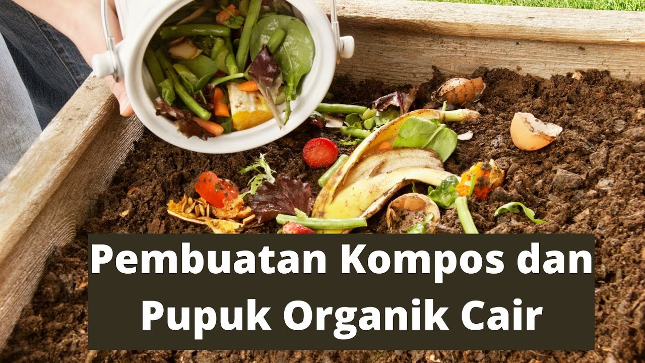 Pembuatan Kompos dan Pupuk Organik Cair Metode Ember Tumpuk - YouTube
