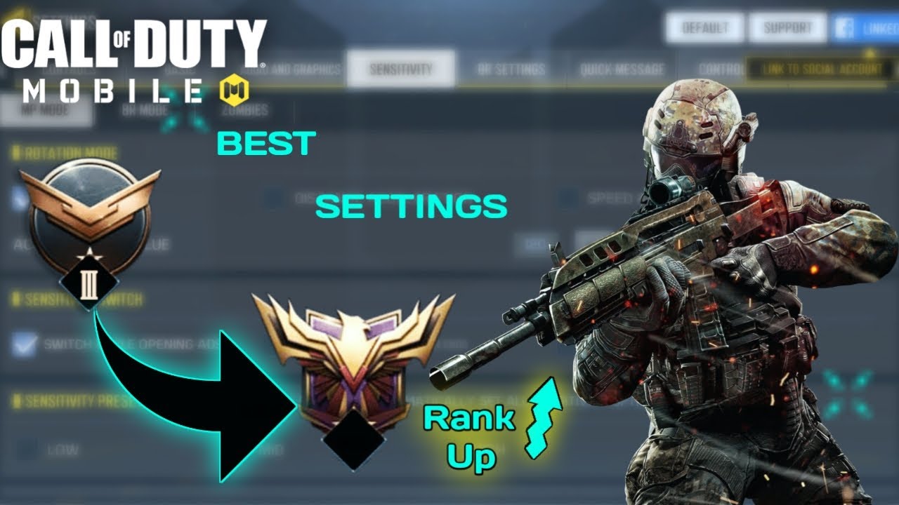 The *BEST* settings for Call of Duty Mobile! | Ranked Gameplay! - YouTube