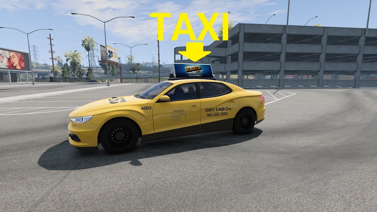 BeamNG.drive Freeroam: West Coast, USA - 2016 Bruckell Bastion Taxi ...
