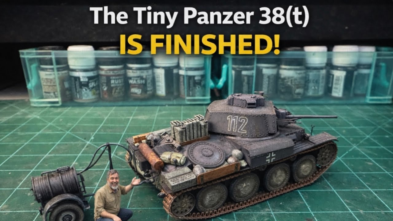 The Tamiya Panzer 38 (t) Tank Is Finished! - YouTube