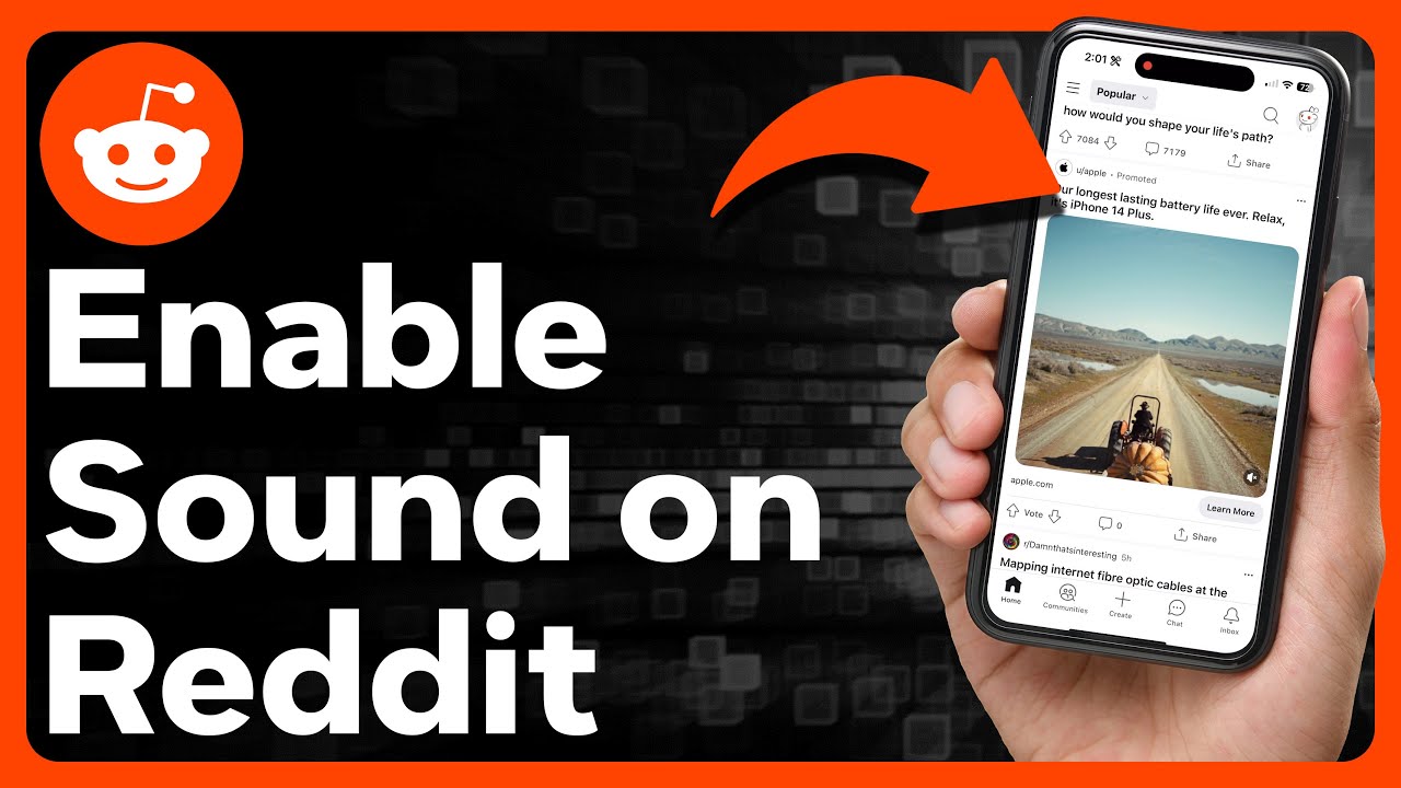 How To Turn On Sound On Reddit - YouTube