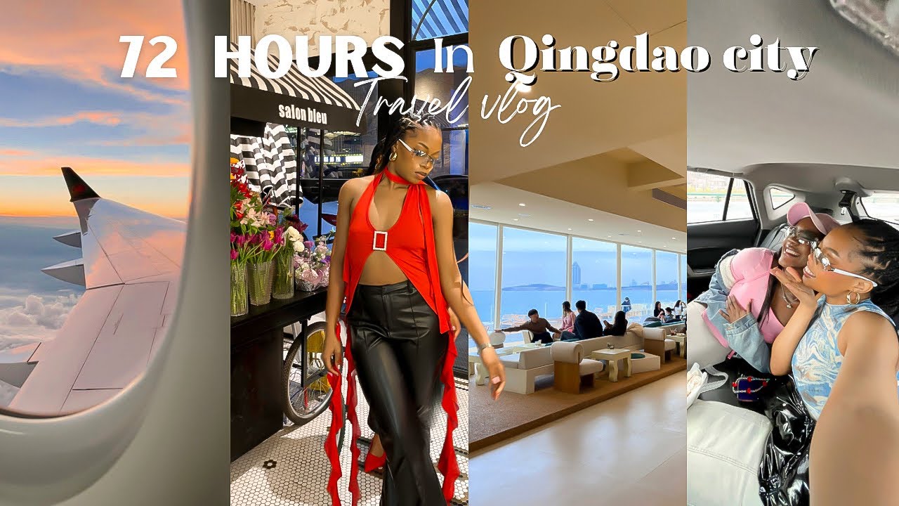 QINGDAO, CHINA TRAVEL VLOG| flying to Qingdao city, ocean views, hotel stay, exploring the city ...