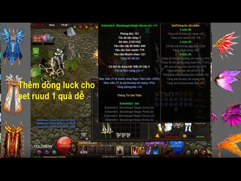 MU online ss20 - Thêm dòng luck cho set ruud 1 thật quá dễ dàng - YouTube