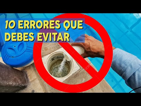 10 Errores en el mantenimiento de tu piscina, pileta o alberca