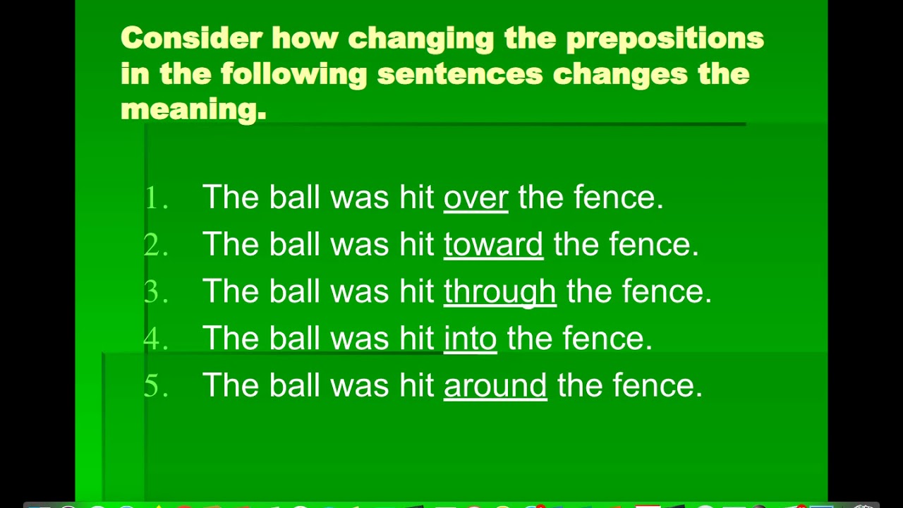 Prepositions Video #1 - YouTube