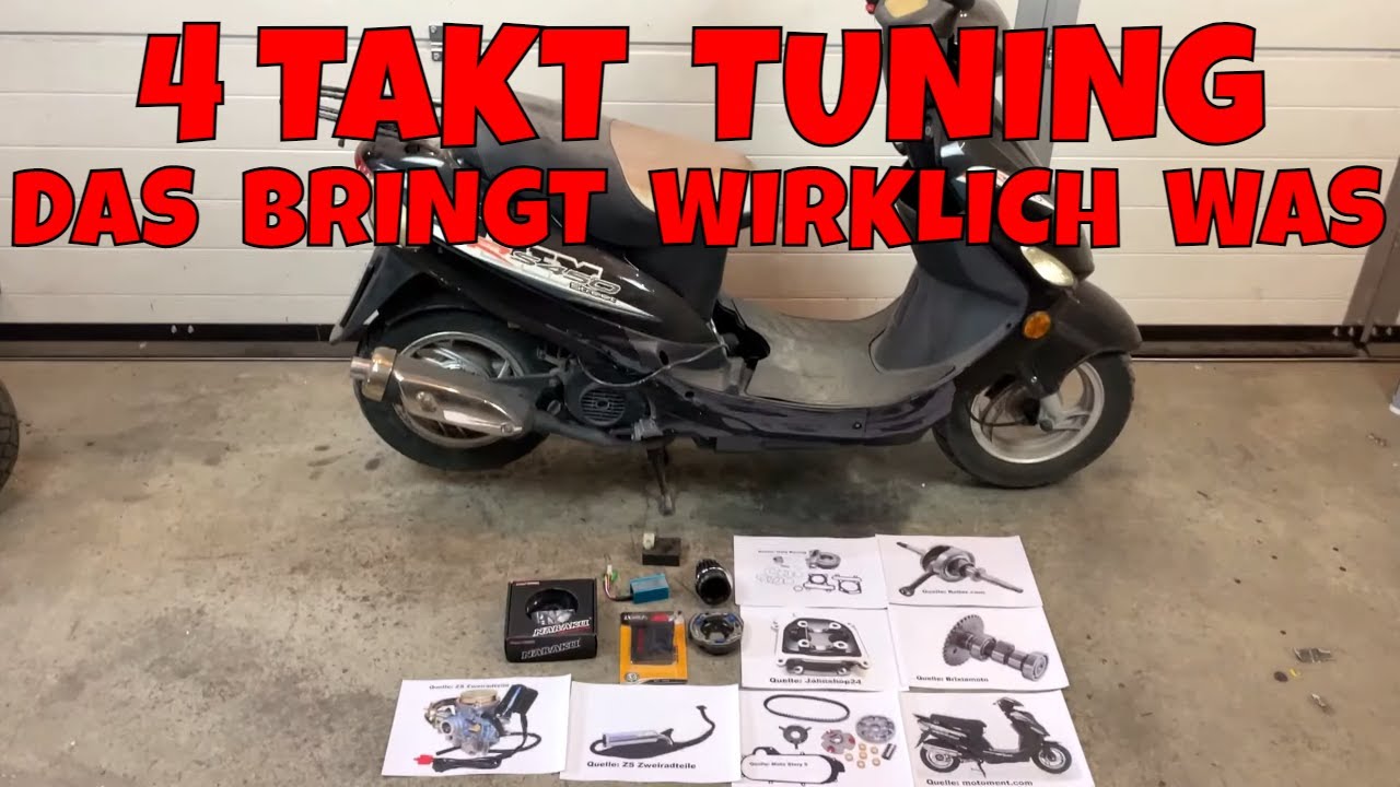 Wahrheit über 4 Takter Roller Tuning / Was bringt was und was nicht ...