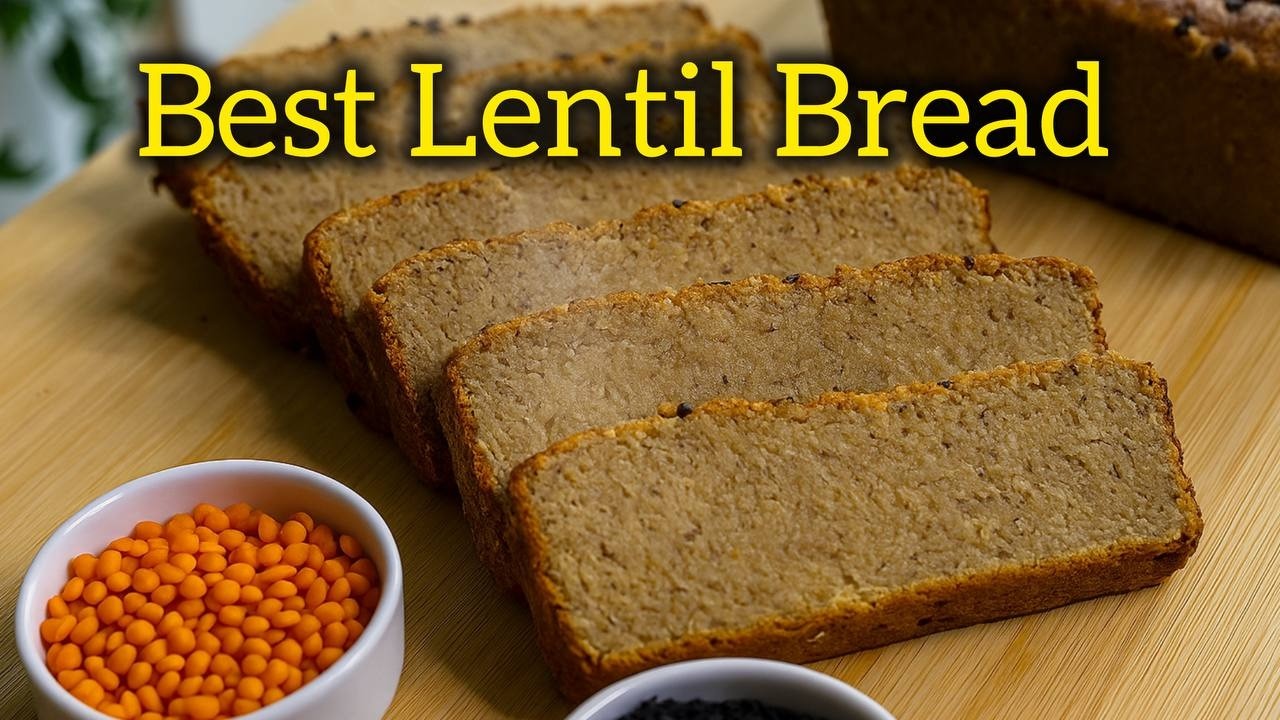 Gluten-Free Style Lentil Chia Bread, Vegan & Easy, Mrs Vegan - YouTube