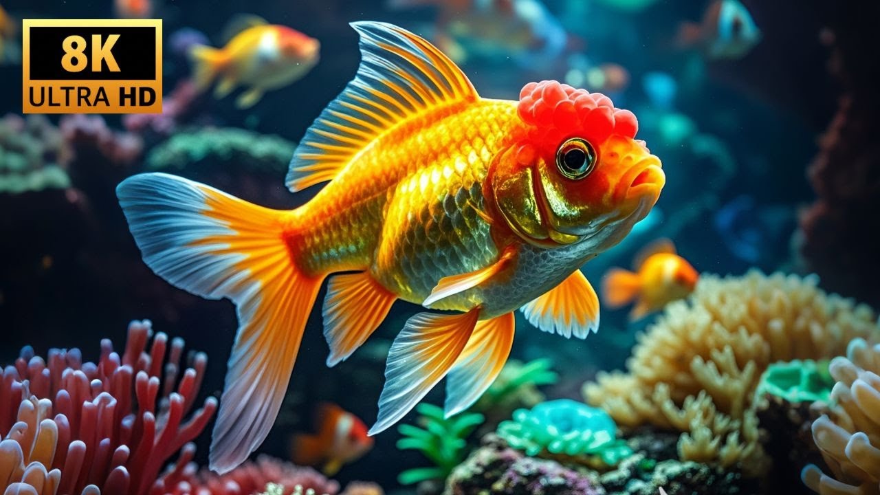 Calming Aquarium 4K (ULTRA HD) 🐋 Relaxing Nature, The Most Beautiful ...