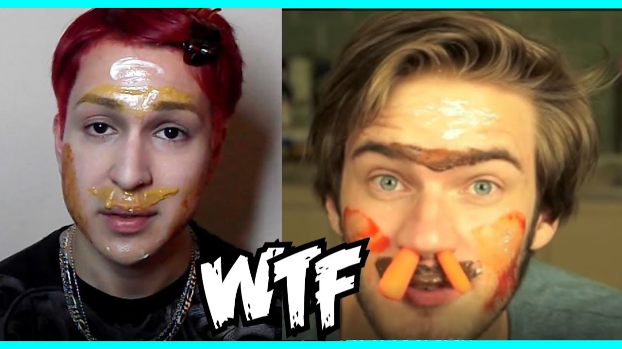 I TRIED FOLLOWING A PEWDIEPIE MAKEUP TUTORIAL! - YouTube