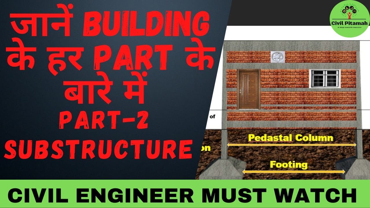 Substructure part of the Building | sub- structure of the building ...