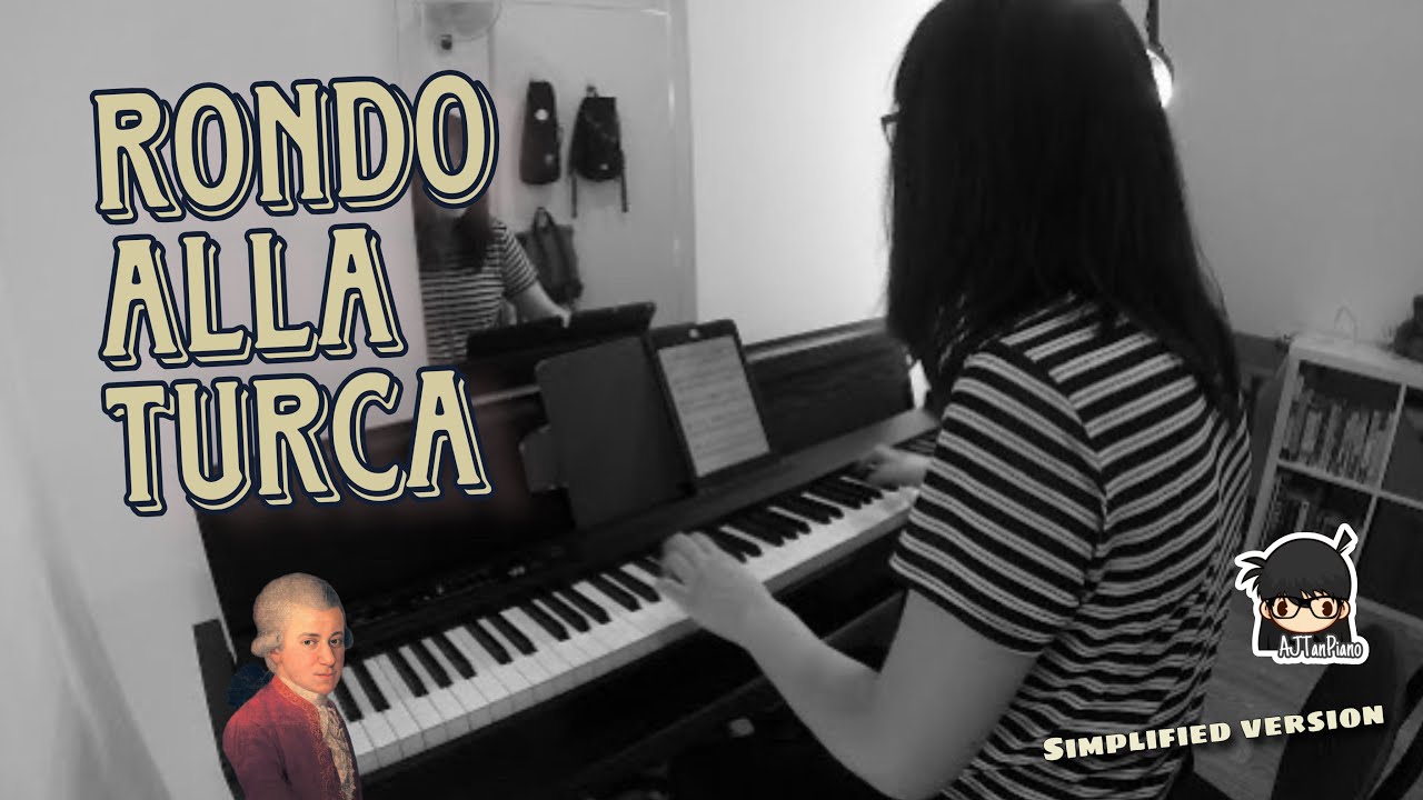 Rondo Alla Turca - (Mozart's Turkish March) - Simplified Piano Version ...