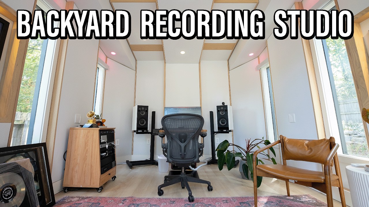 Building a Backyard Studio - Jacob Biz Morris Recording Studio Tour ...