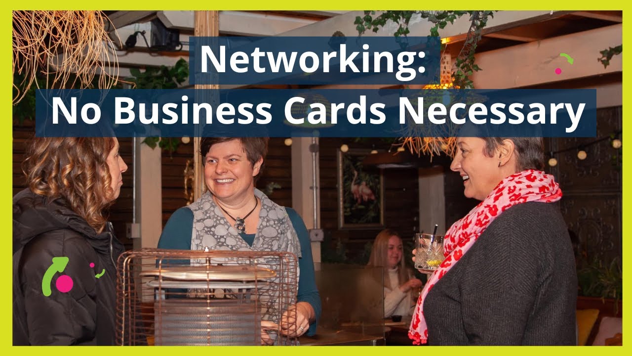 Networking no business cards necessary - YouTube