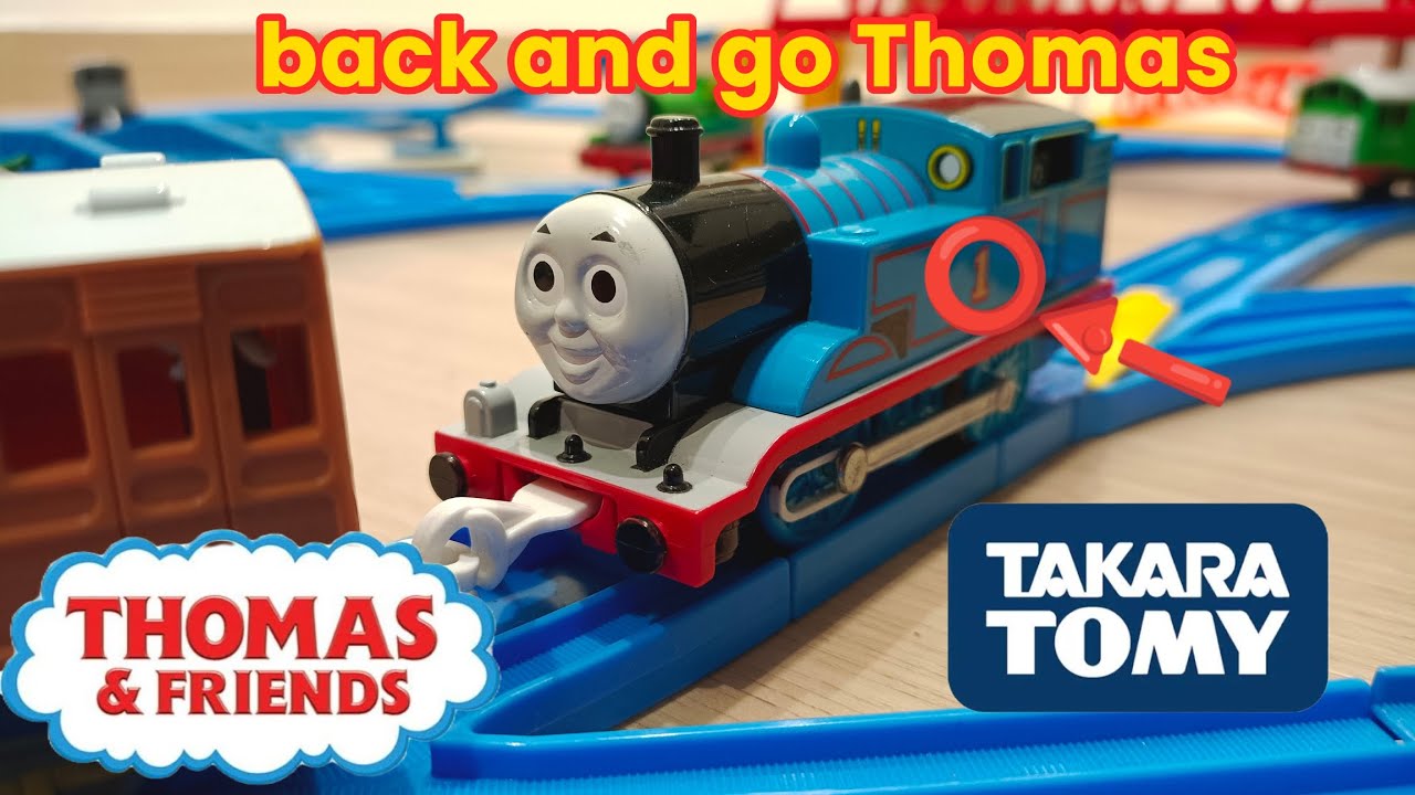 Tomy plarail back and go thomas unboxing and review - YouTube