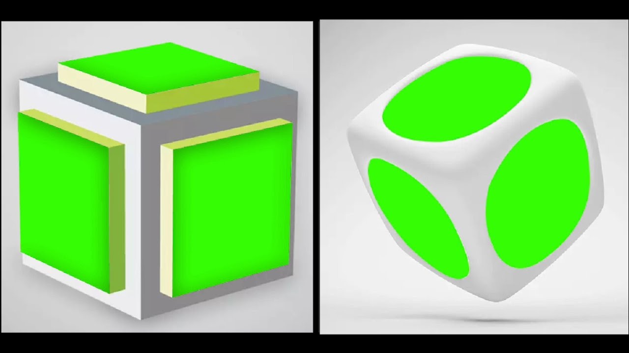 SQUARE BOX GREEN SCREEN - YouTube