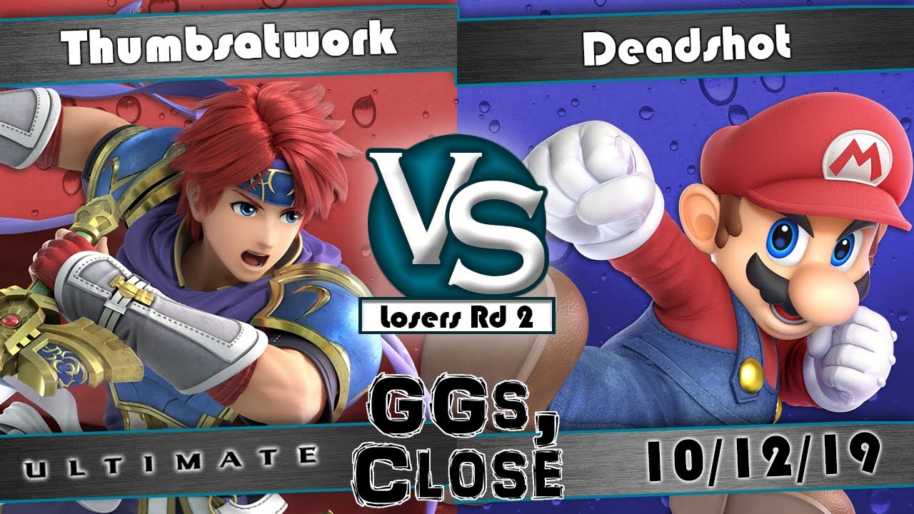 Thumbsatwork (Roy) vs. Deadshot (Mario) - Losers Rd 2 - 3-0 Close Tho ...