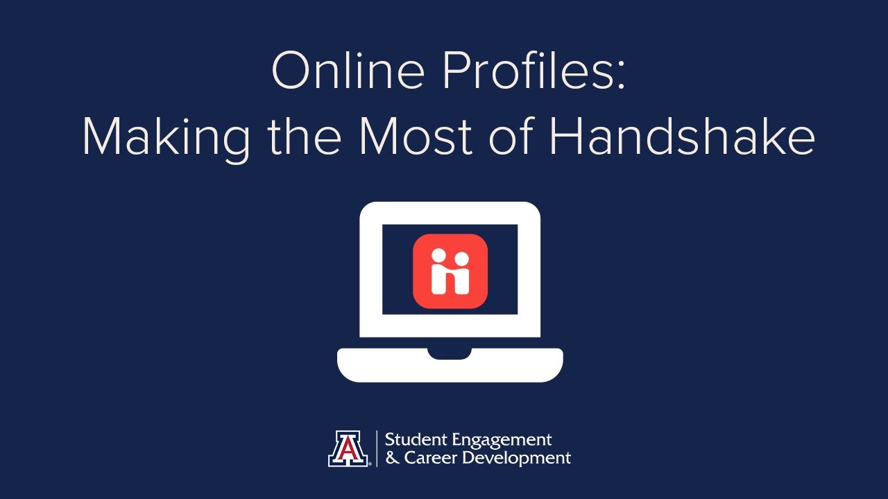 Online Profiles: Making the Most of Handshake - YouTube