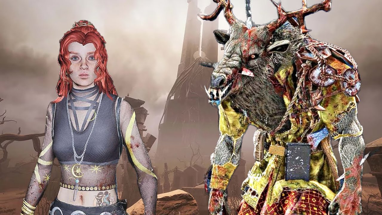 Dead by Daylight Mikaela against Were-Elk (Huntress) - YouTube