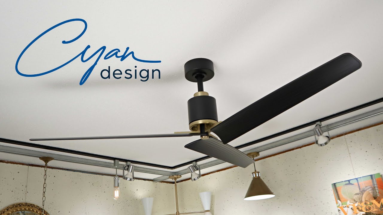 Cyan Design Buran Ceiling Fan - YouTube