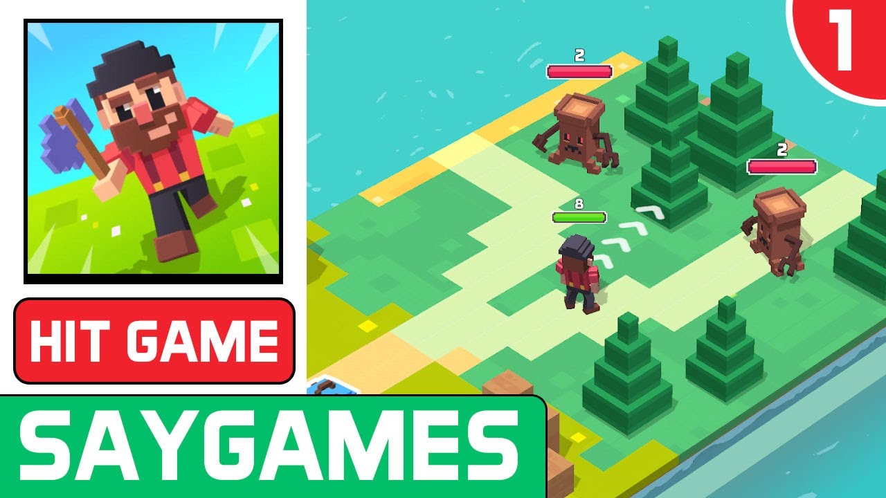 Craft Valley Building Game Walkthrough Part 1 (by SayGames) (iOS, Android) Hyper Casual Hit ...