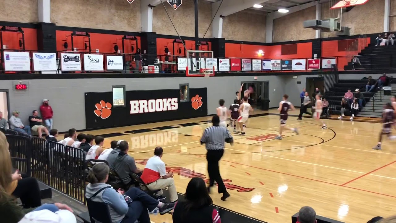 Knute Wood c/o 2022 Sophomore year Brooks Varsity Basketball - YouTube
