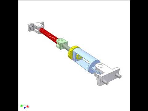 Adjusting force of a tension spring 1 - YouTube