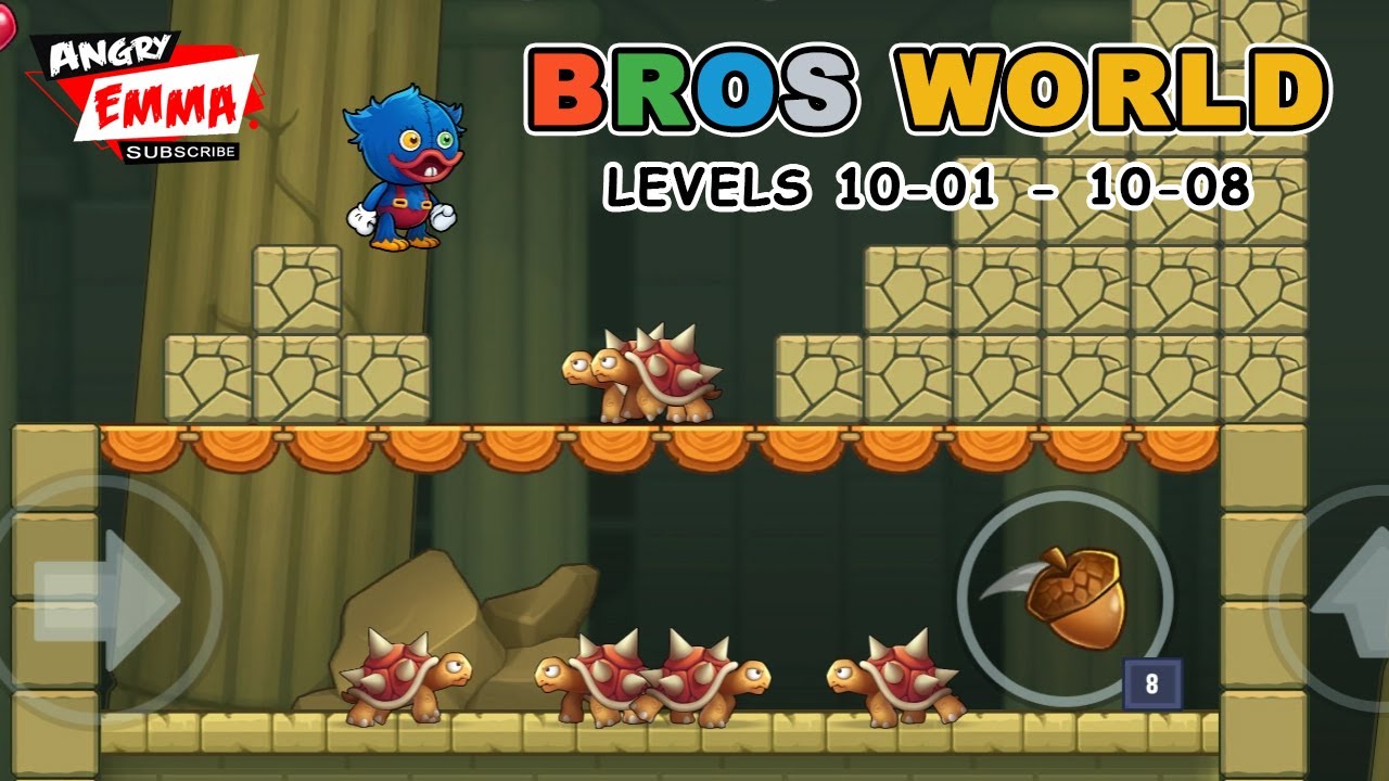 Bros World - Levels 10-01 - 10-08 - YouTube