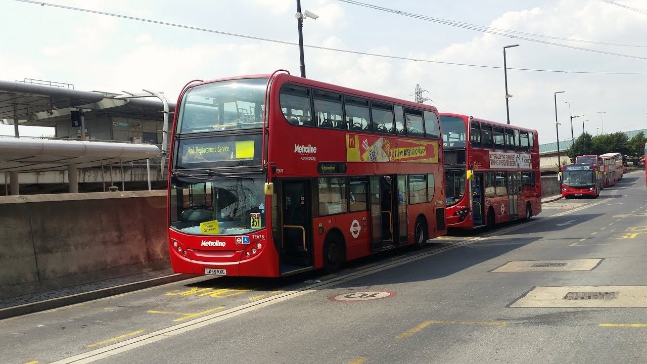 Metroline TE678 LK55KKL DLR bus replacement (Nice ZF) - YouTube