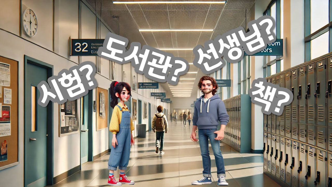 [Learn Korean]School Life in Korea(학교생활) - YouTube