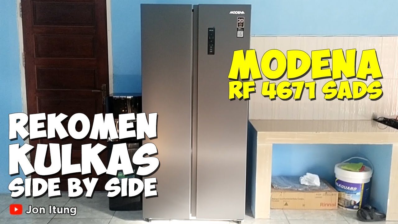 Rekomendasi Kulkas Side By Side Modena RF 4671 SADS - YouTube